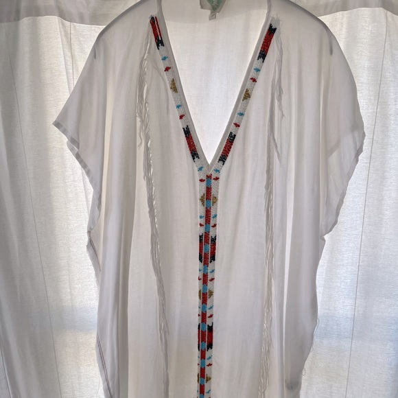 Z&L | Dresses | Zl Dress And Beach Cover Semi Sheer Short White Dress ...